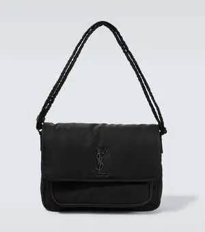 Saint Laurent Niki Nylon Messenger Bag - Black