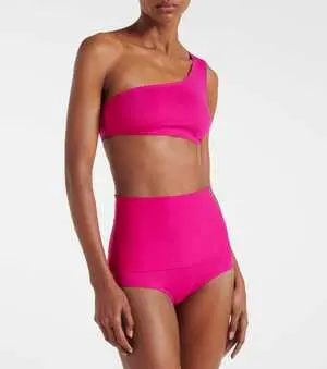 ERES Symbole One-shoulder Bikini Top - Pink