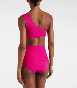 ERES Symbole One-shoulder Bikini Top - Pink