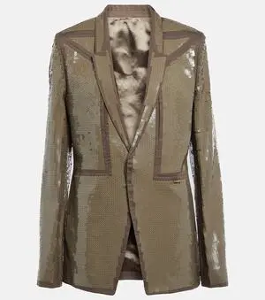 Rick Owens Single Breasted Blazers For Women