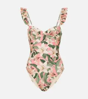 Agua Bendita Ajonjoli Floral Swimsuit - Multicoloured