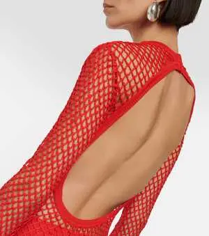 FERRAGAMO Net Maxi Dress