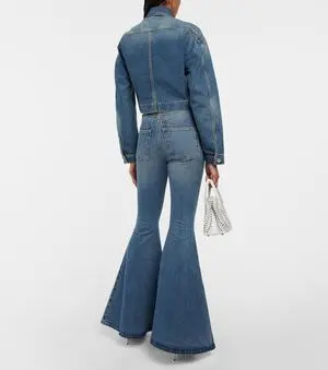 Alaïa Cropped Denim Jacket