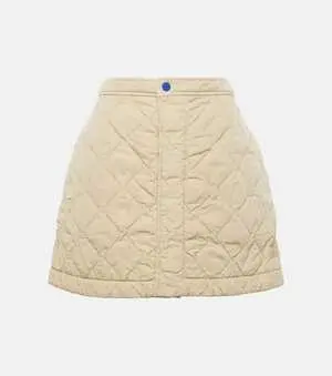 Burberry Quilted Miniskirt