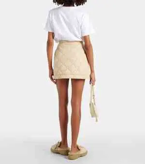 Burberry Quilted Miniskirt