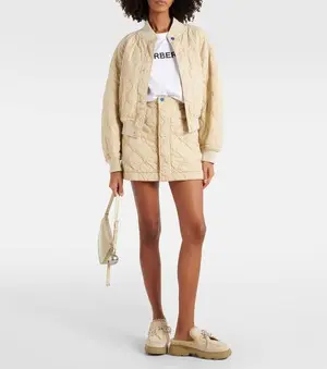 Burberry Quilted Miniskirt