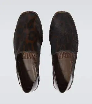 TOM FORD Leopard-printed Espadrilles - Multicoloured