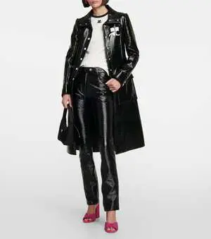 Paris Texas Embellished Suede Mules