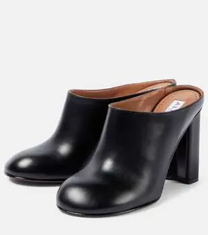 Alaïa Babylone Leather Mules