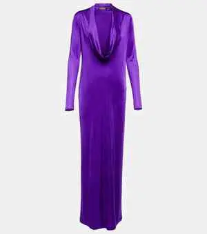 Versace Cowl Neck Evening Dresses