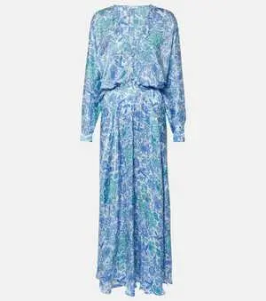 Poupette St Barth Printed Midi Dress - Multicoloured