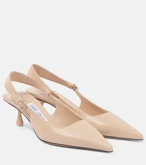 JIMMY CHOO Amel 50 Slingback Pumps - Pink