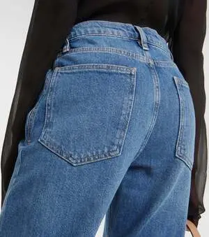 FRAME 70's Cropped Bootcut Jeans In Bernadette Wash