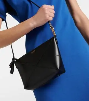 Loewe Puzzle Fold Leather Shoulder Bag