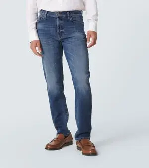 Zegna Mid-rise Skinny Jeans - Blue