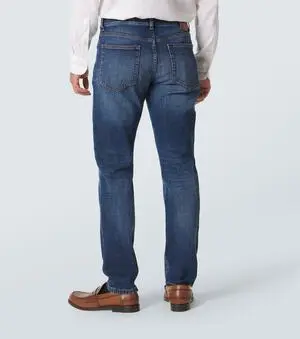 Zegna Mid-rise Skinny Jeans - Blue