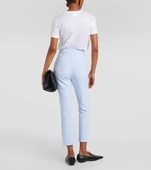 Veronica Beard Tani Cropped Flare Pants
