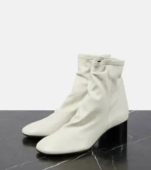 Isabel Marant Laeden Leather Ankle Boots