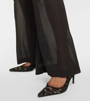 Dolce & Gabbana Lace Slingback Pumps