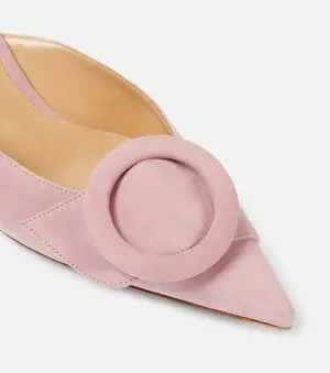 GIANVITO ROSSI Portofino 55 Suede Mules