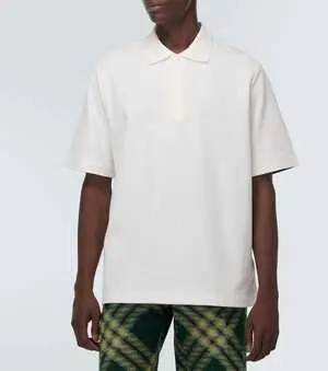 Burberry Cotton Polo Shirt - White