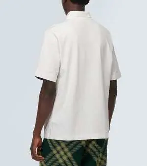 Burberry Cotton Polo Shirt - White