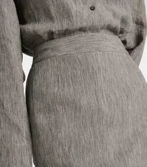 Tove Romilie Linen Maxi Skirt