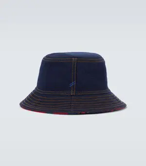 Burberry Denim Bucket Hat - Blue