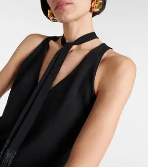 Dorothee Schumacher V-neck Tank Top With Tassel Detail