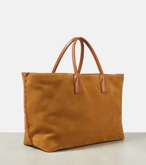 Bottega Veneta Cabat Large Suede Tote Bag