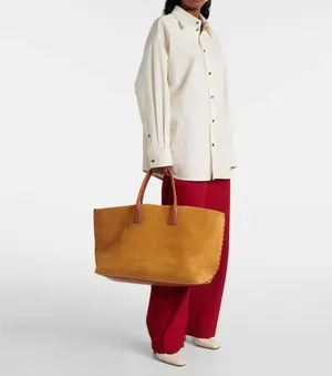 Bottega Veneta Cabat Large Suede Tote Bag