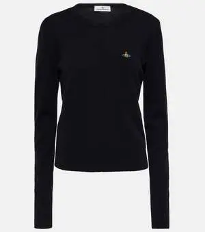 VIVIENNE WESTWOOD Crew Neck Wool And Cashmere Sweater