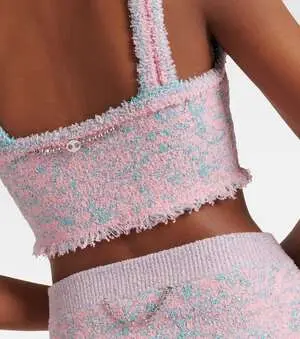 Rabanne Tweed Crop Top