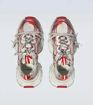 Balenciaga 3xl Mesh Sneakers - Red