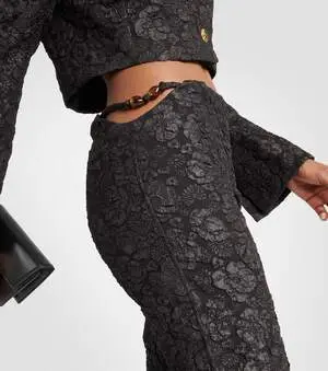 GANNI Jacquard Flared Pants