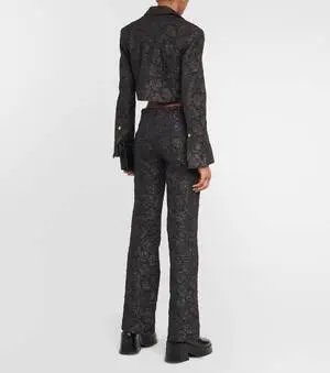 GANNI Jacquard Flared Pants