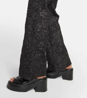 GANNI Jacquard Flared Pants