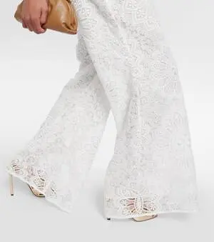 Zimmermann High-rise Guipure Lace Pants