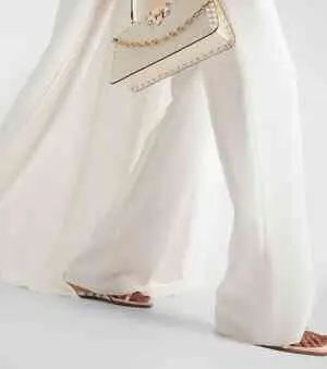 Valentino Garavani High-rise Wide-leg Silk Pants