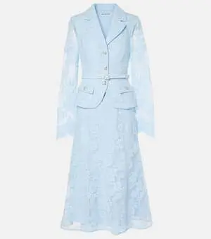 SELF-PORTRAIT Lace Midi Dress