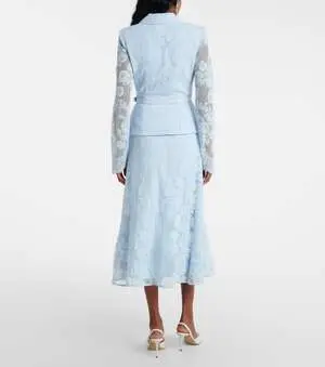 SELF-PORTRAIT Lace Midi Dress