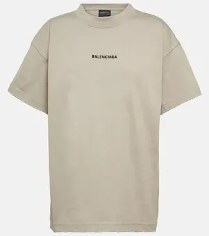 Balenciaga Drop Shoulder T-shirts For Women