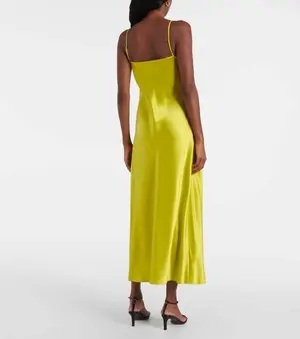 JOSEPH Clea Silk Satin Slip Dress