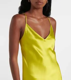 JOSEPH Clea Silk Satin Slip Dress