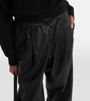 YVES SALOMON Leather Pants