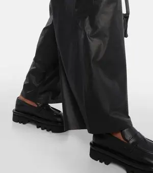 YVES SALOMON Leather Pants