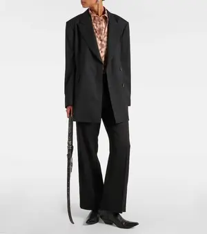 Acne Studios Mid-rise Wide-leg Pants