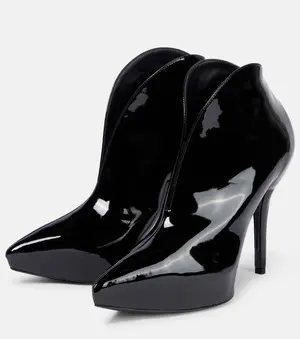Alaïa Booties In Patent Leather