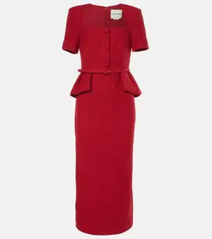Roland Mouret Boucle Midi Dress