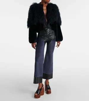 Chloé Silk Chiffon Button-down Shirt